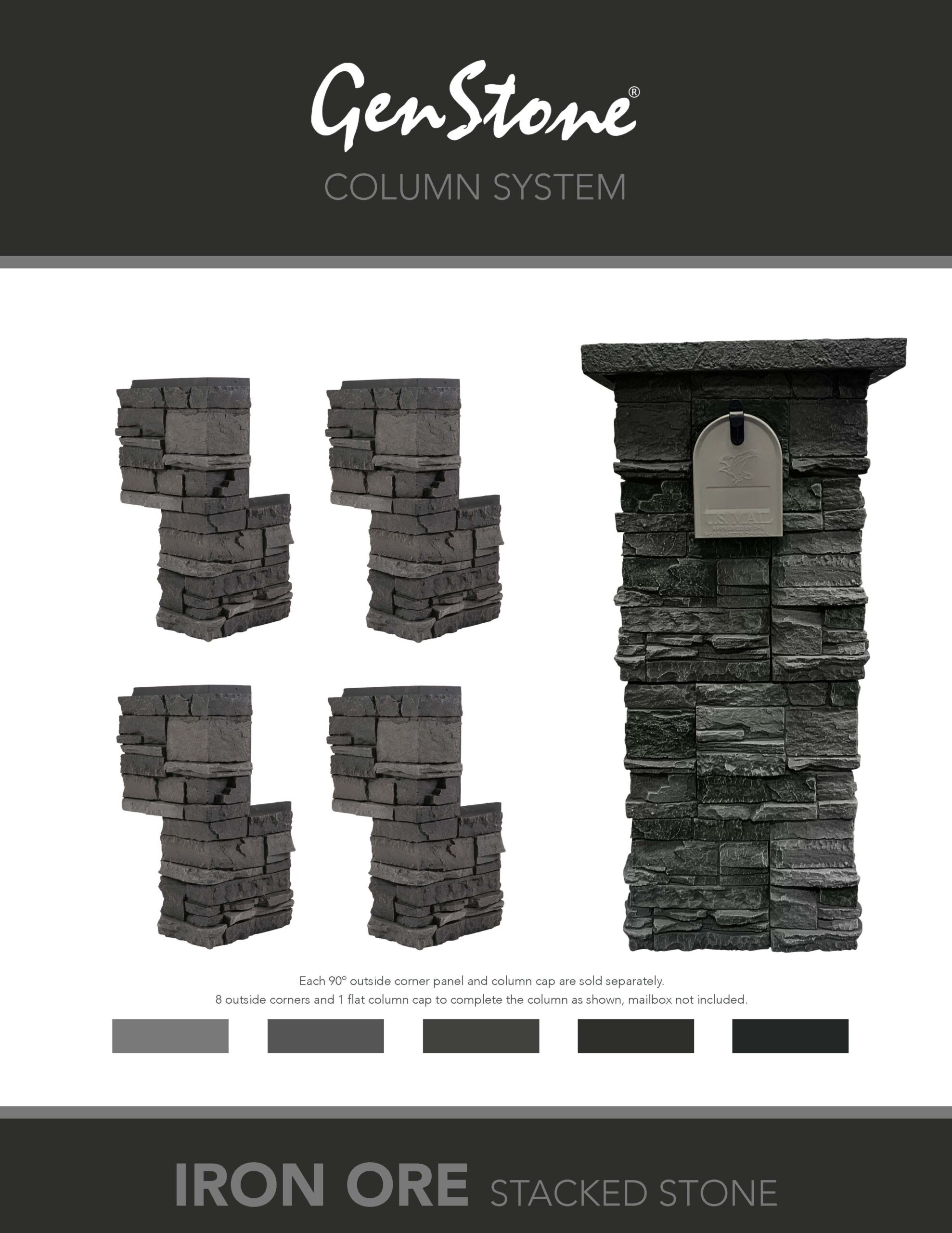 Iron Ore Columns | GenStone