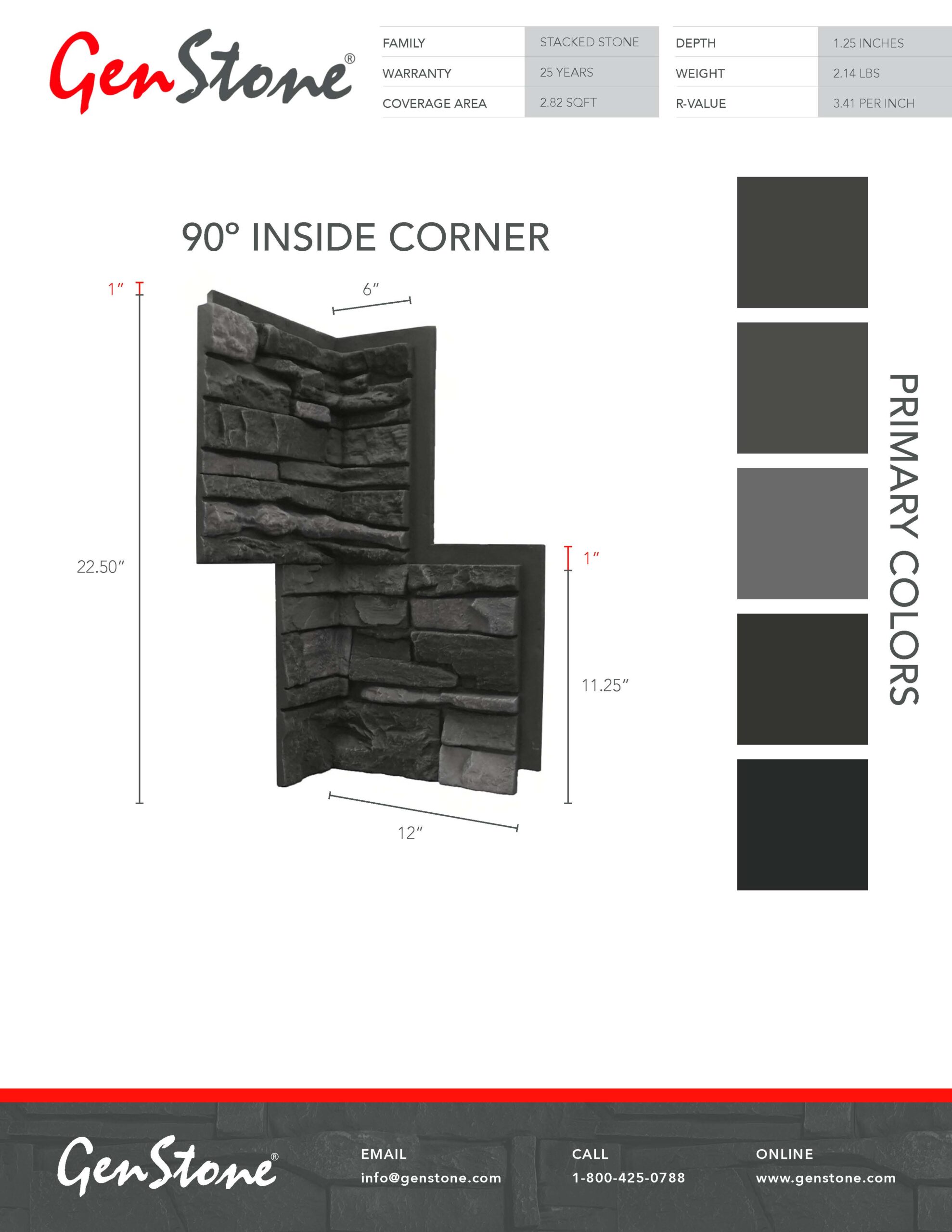 Iron Ore Inside Corner | GenStone