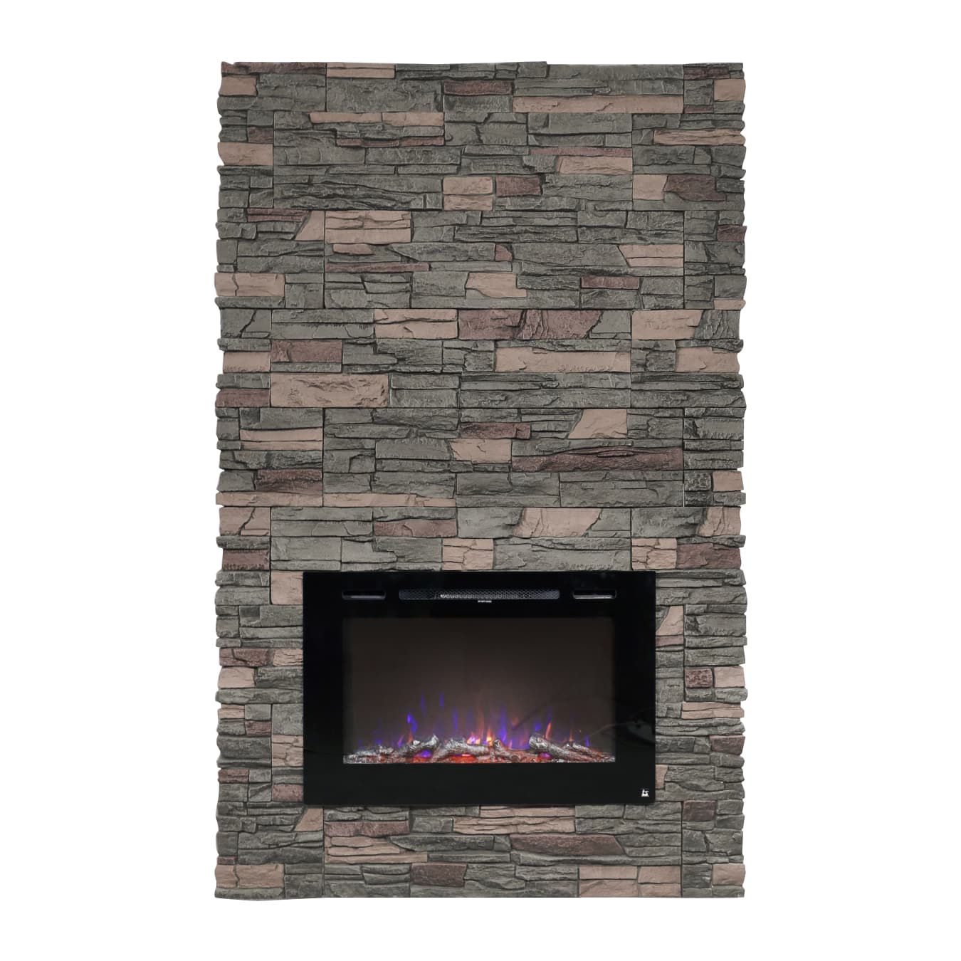 Shaffer Fireplace Kit - GenStone + Electric Fireplace | GenStone