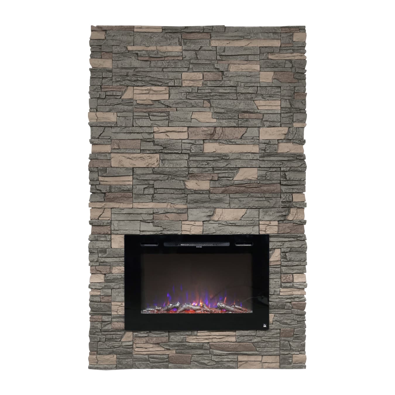 Shaffer Fireplace Kit - GenStone + Electric Fireplace | GenStone