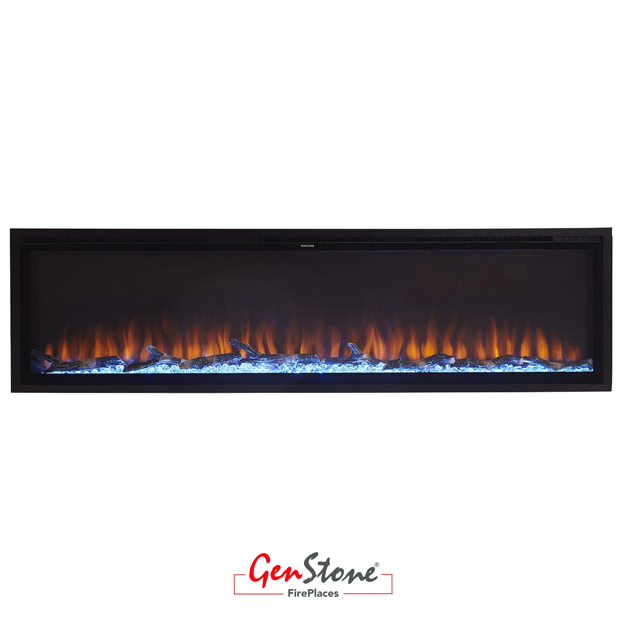 Bradford 72" Panoramic+ Electric Fireplace | GenStone