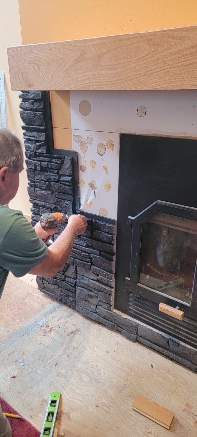 Faux Stone Fireplace Surround Design - GenStone
