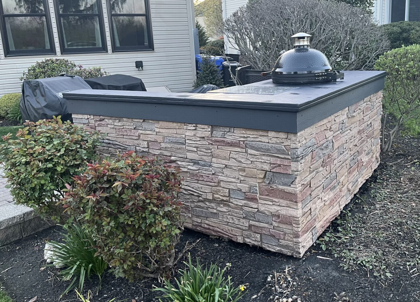George's Outdoor Kitchen Stone Veneer - GenStone